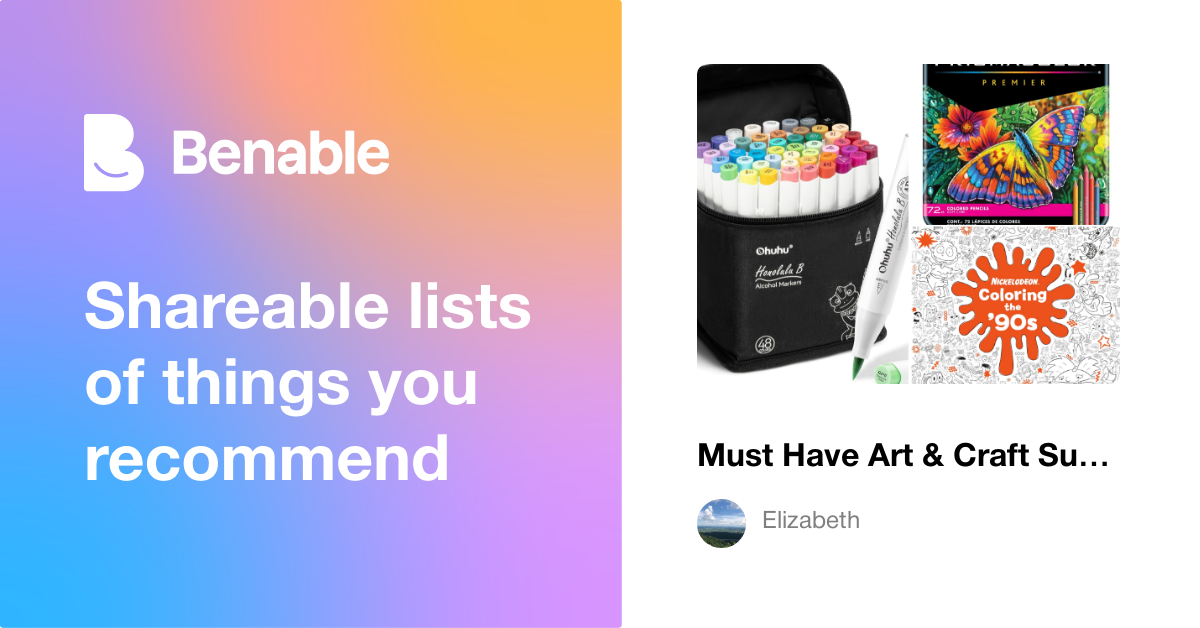Must Have Art & Craft Supplies