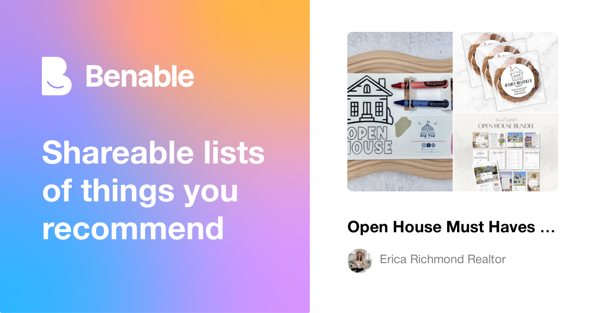 Open House Must Haves For Real Estate Agents