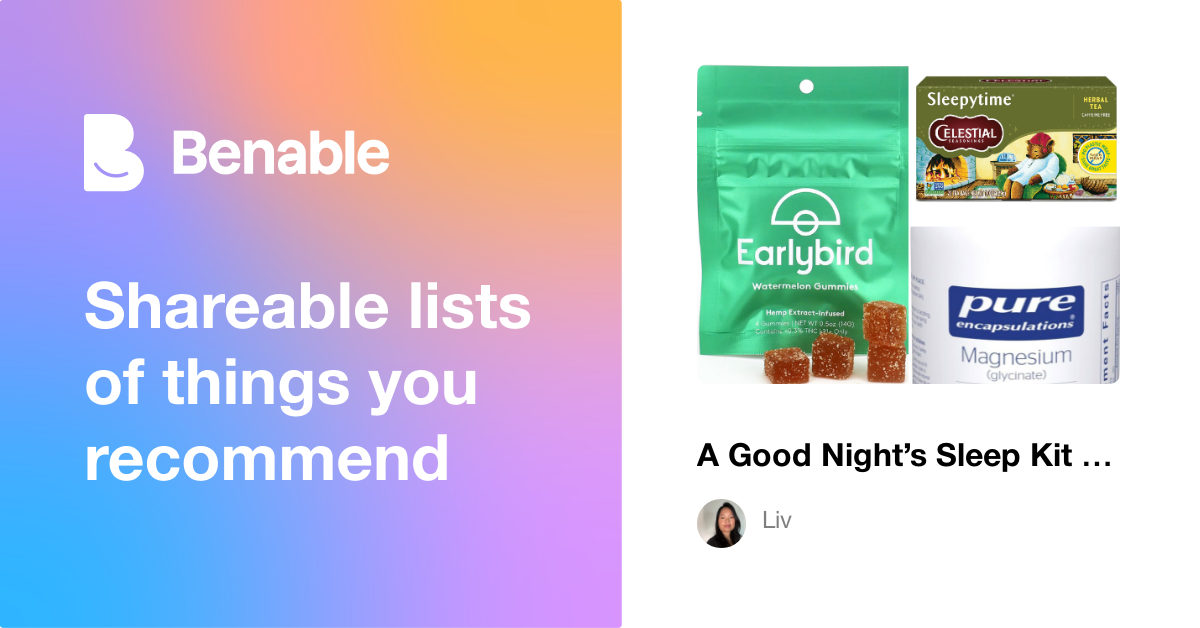 A Good Night’s Sleep Kit - Perimenopause edition