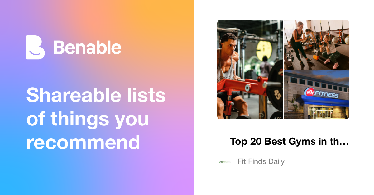 🏆 Top 20 Best Gyms in the USA (2026)