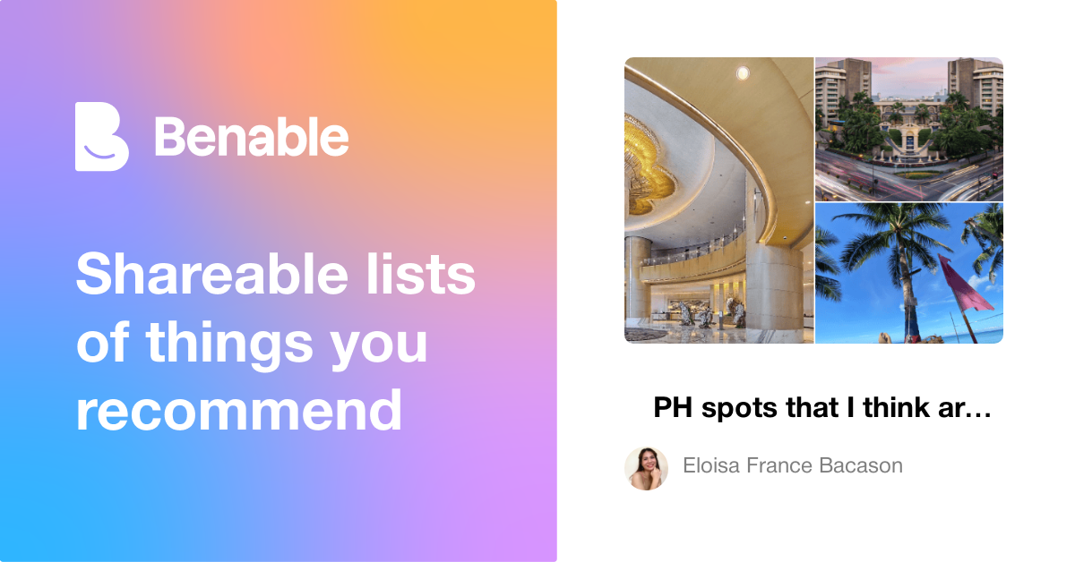 📍PH spots that I think are pretty as a Filipino
