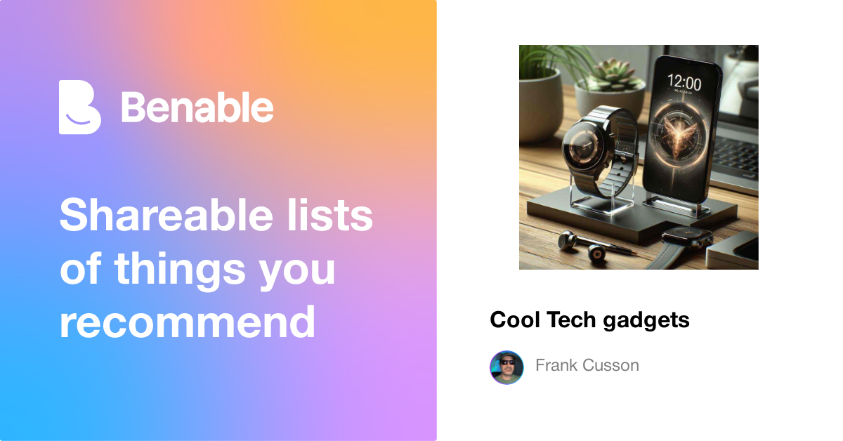 Cool Tech gadgets