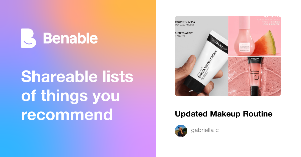 Updated Makeup Routine