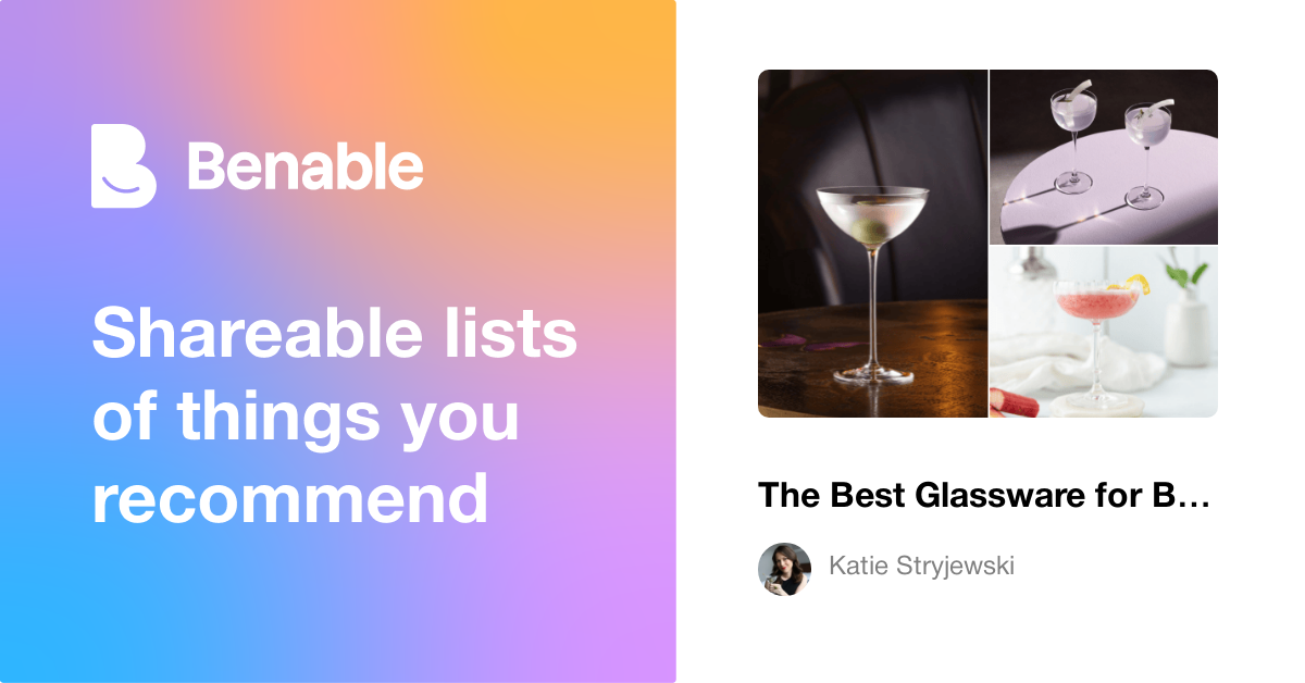 The Best Glassware for Beautiful Cocktails