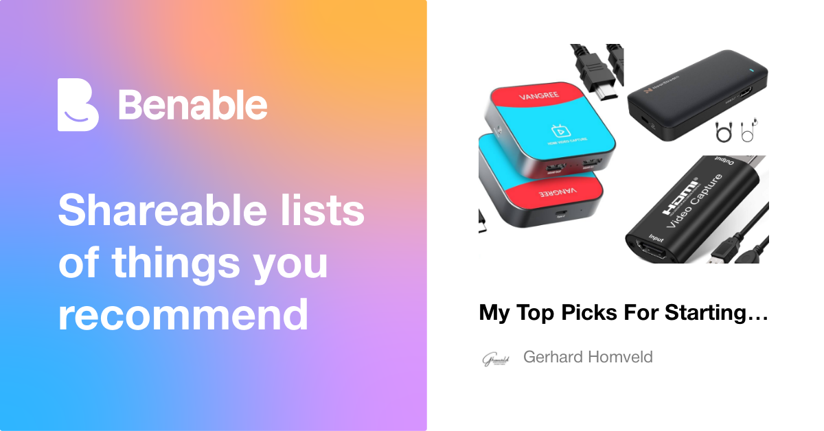 My Top Picks For Starting to Stream on a Budget