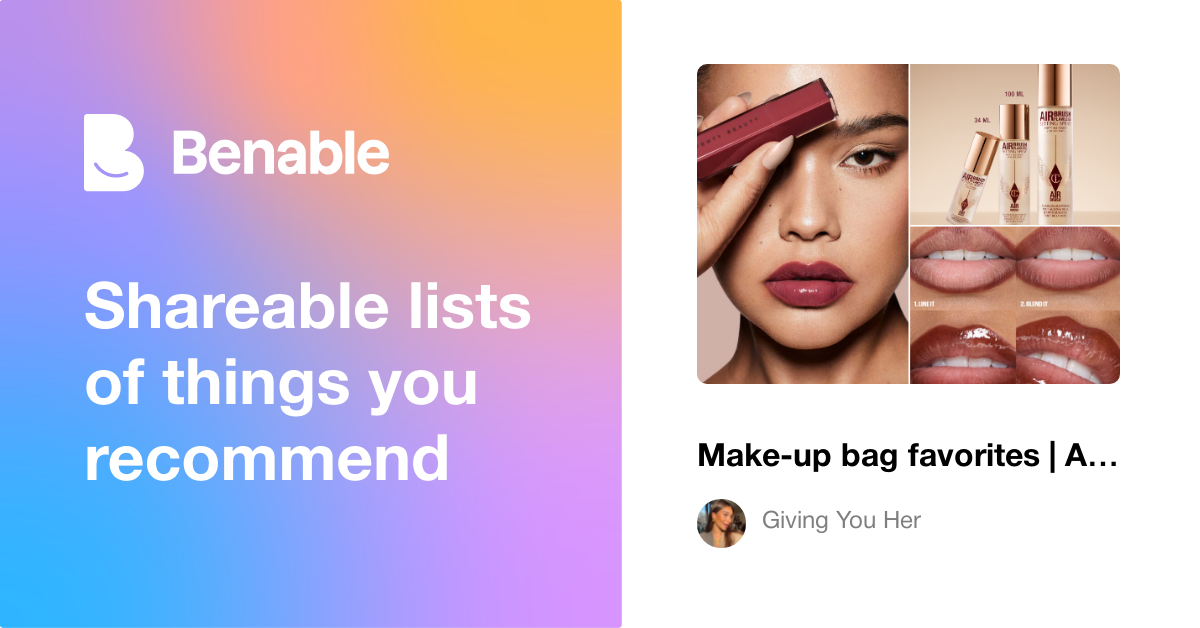 Make-up bag favorites | Affordable make-up