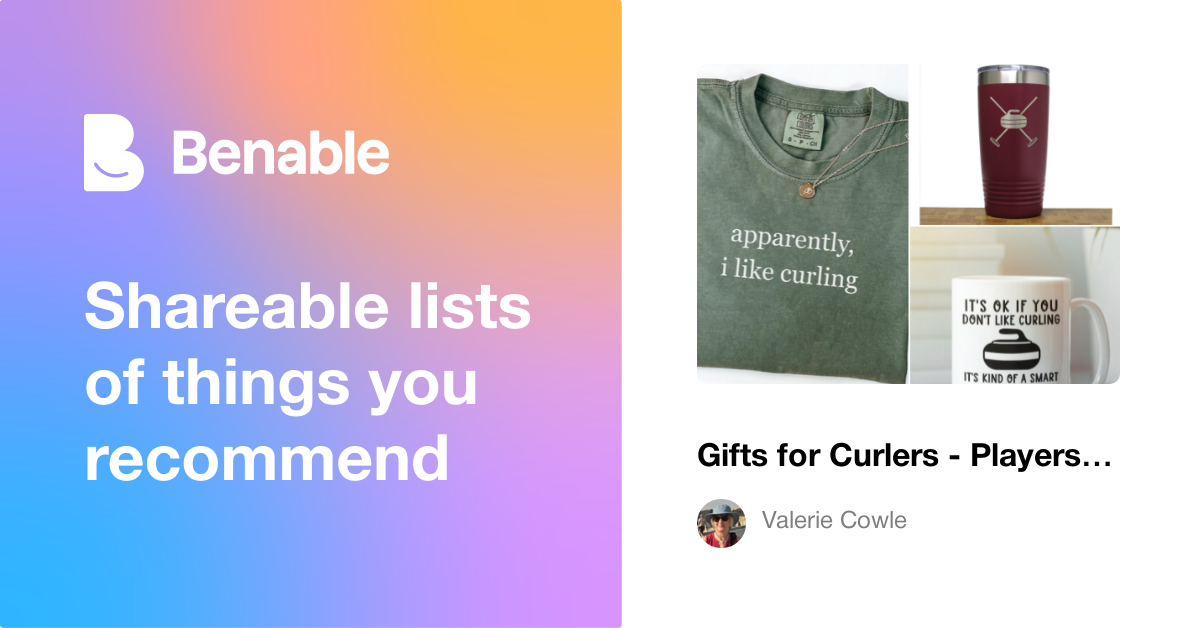 Gifts for Curlers - Players and Teams
