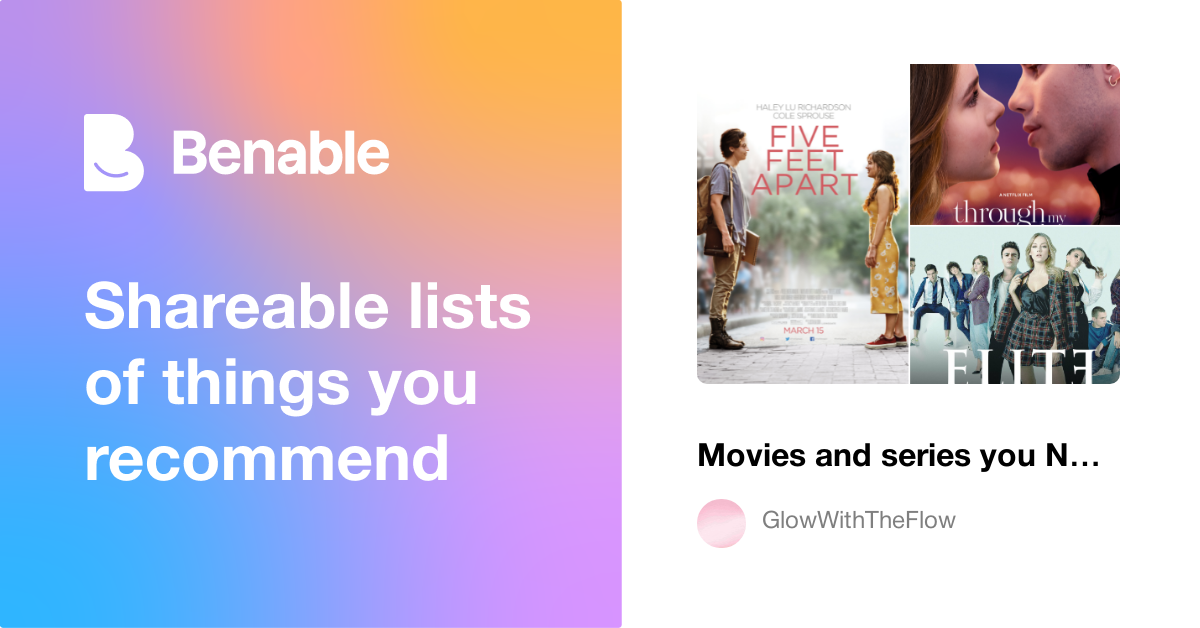 Movies and series you NEED to add on your watching list!🍿🎬