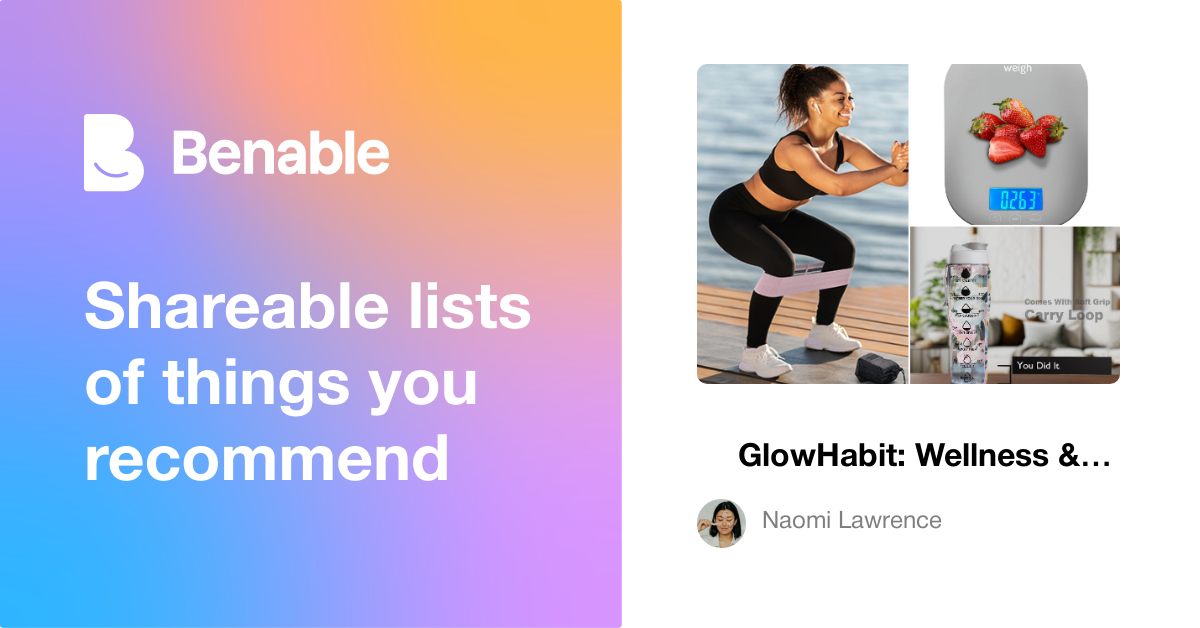 🌿 GlowHabit: Wellness & Body Goals
