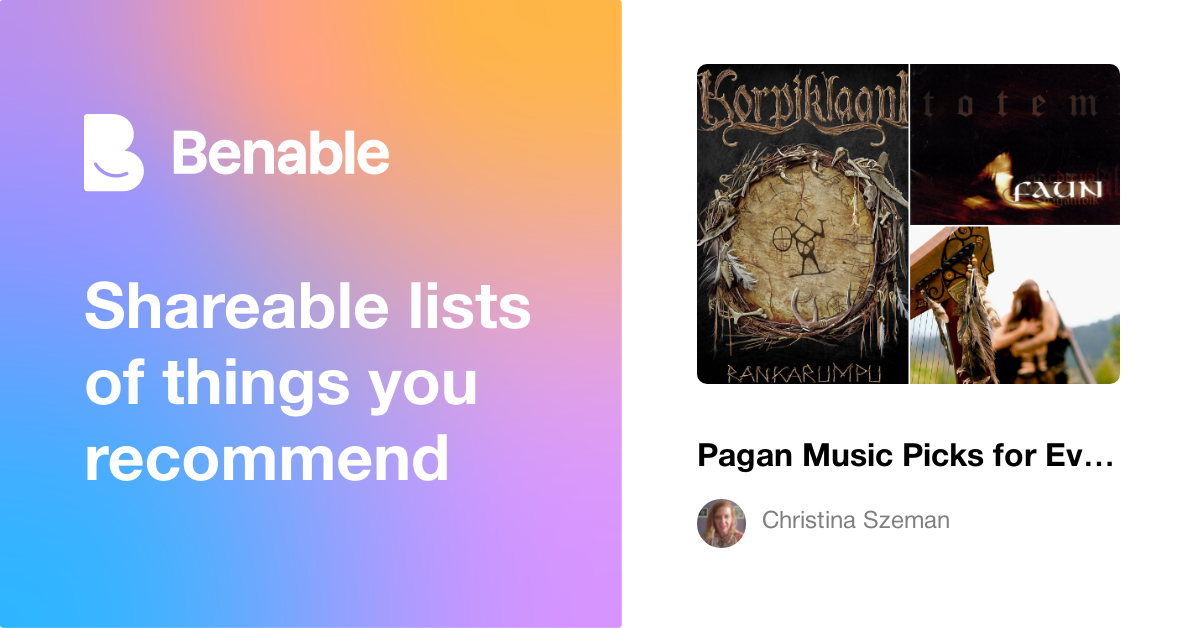 Pagan Music Picks for Every Listener