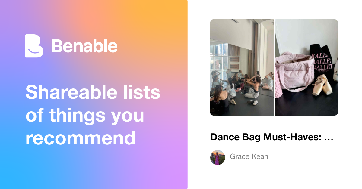 Dance Bag Must-Haves: The Ultimate Dancer Essentials Checklist