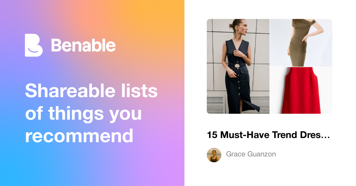 15 Must-Have Trend Dresses Every Woman Needs