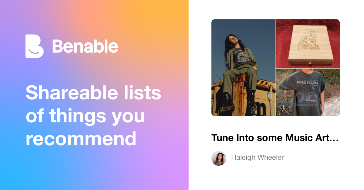 Tune Into some Music Artist Merch from Different Genres