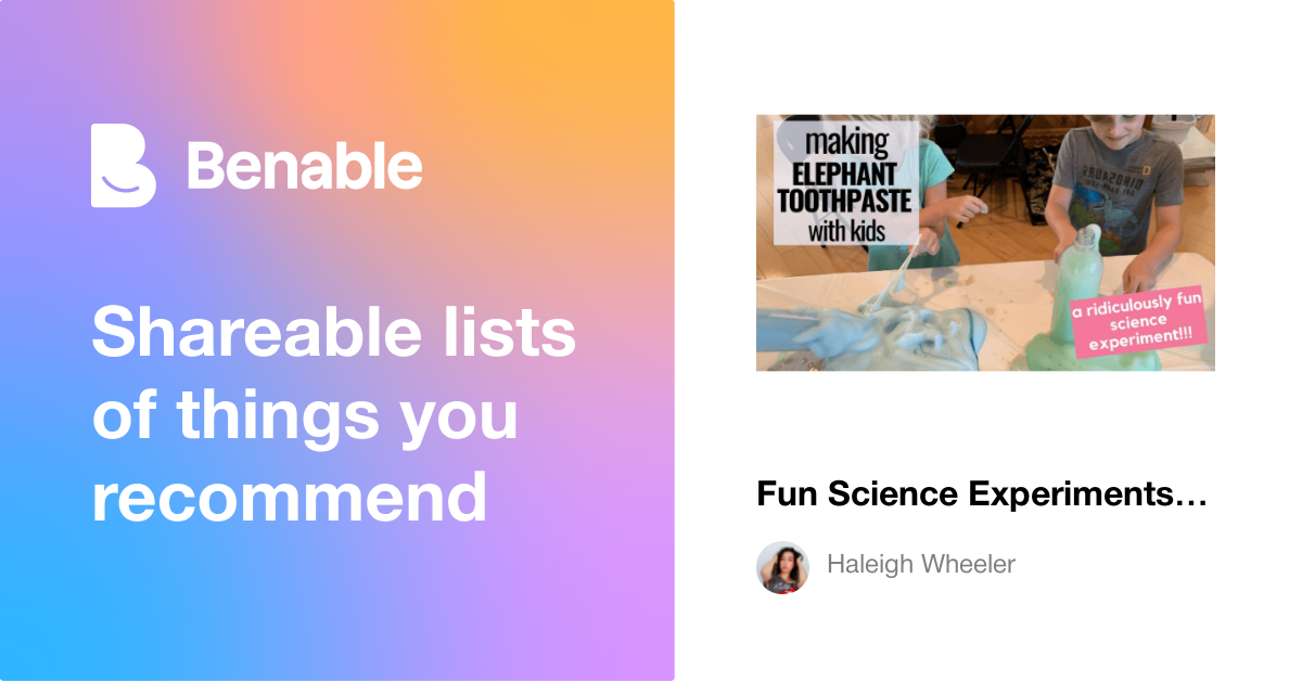 Fun Science Experiments for Kids