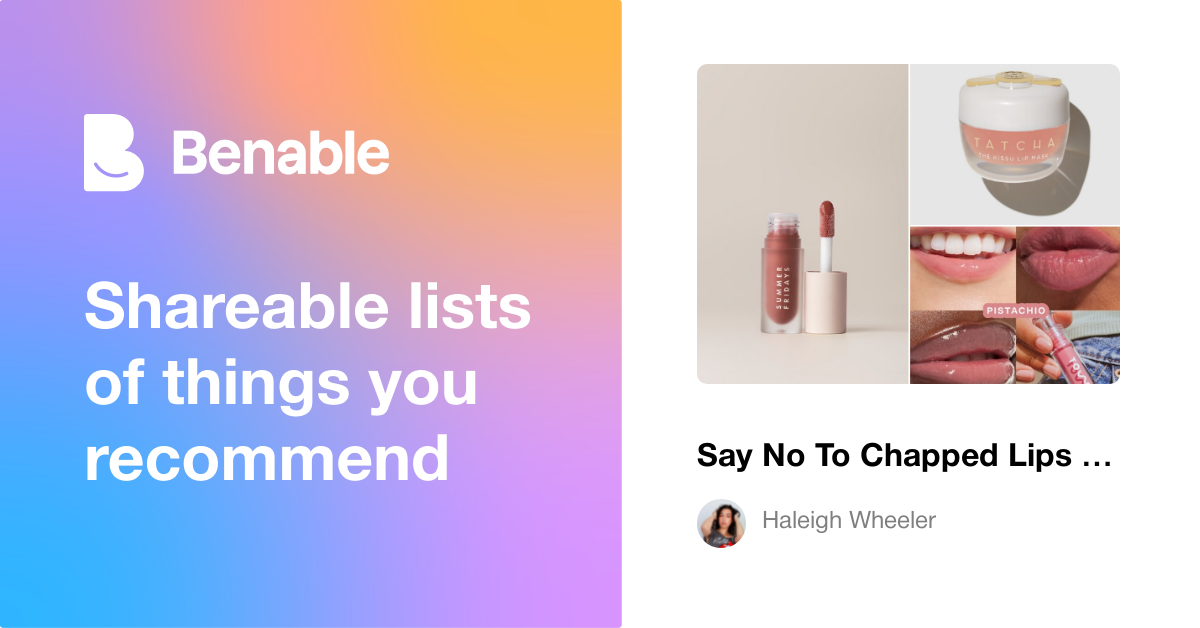 Say No To Chapped Lips This Winter: Best Lip Care Products