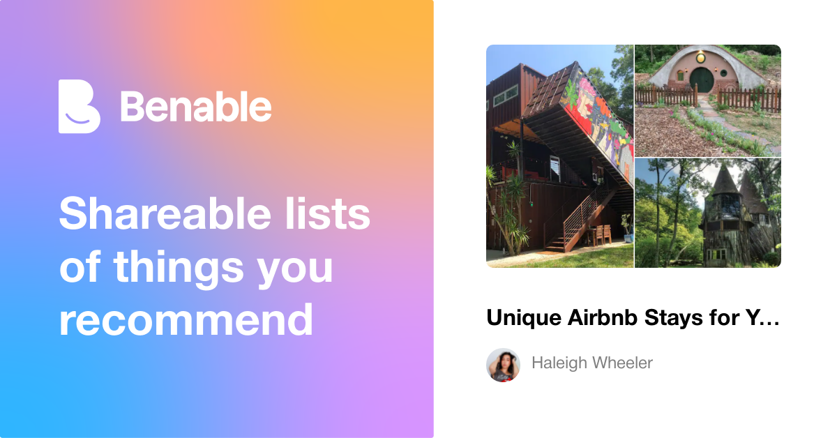 Unique Airbnb Stays for Your Next Vacation