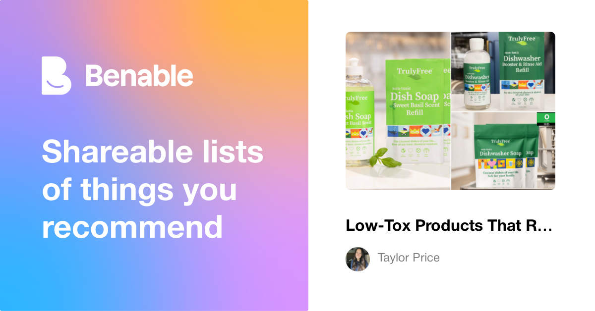 Low-Tox Products That Really Work