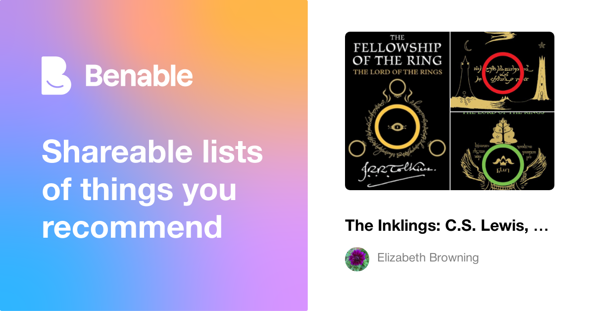 The Inklings: C.S. Lewis, J.R.R. Tolkien, etc.