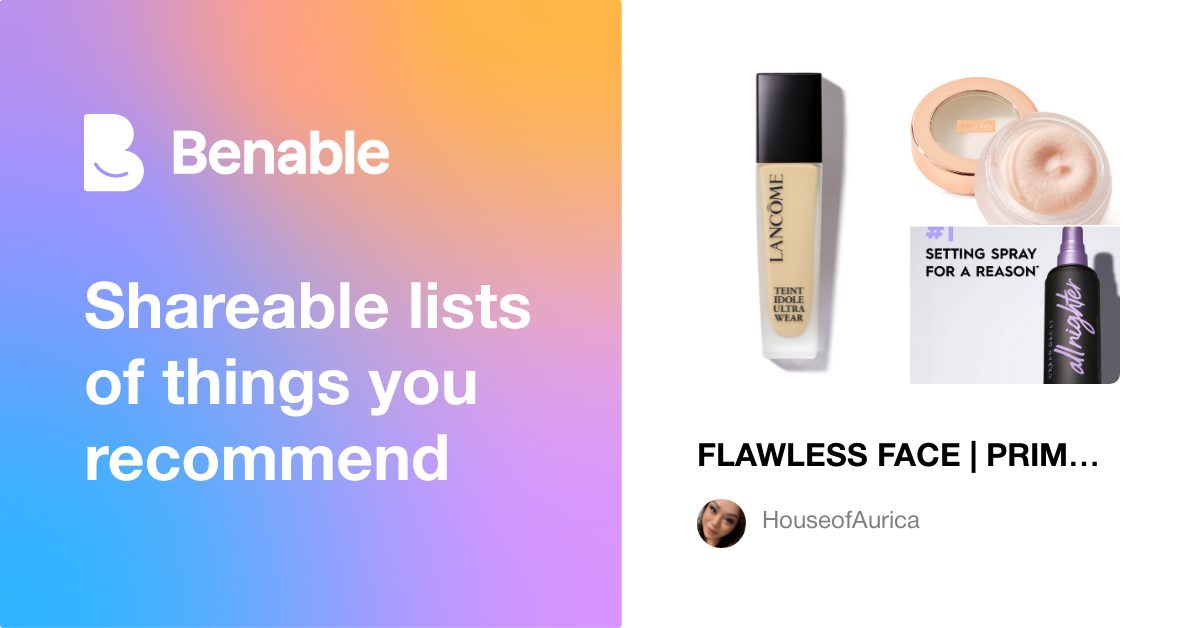 FLAWLESS FACE | PRIMER, FOUNDATION, SETTING POWDERS & MORE