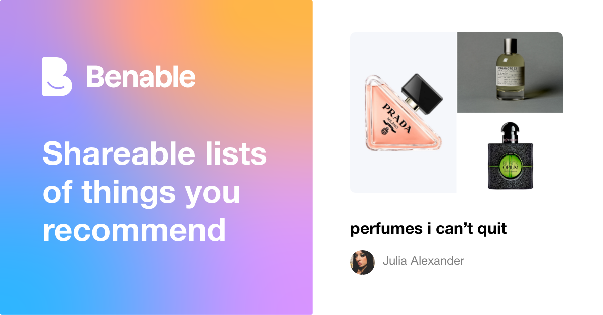 perfumes i can’t quit 🌸