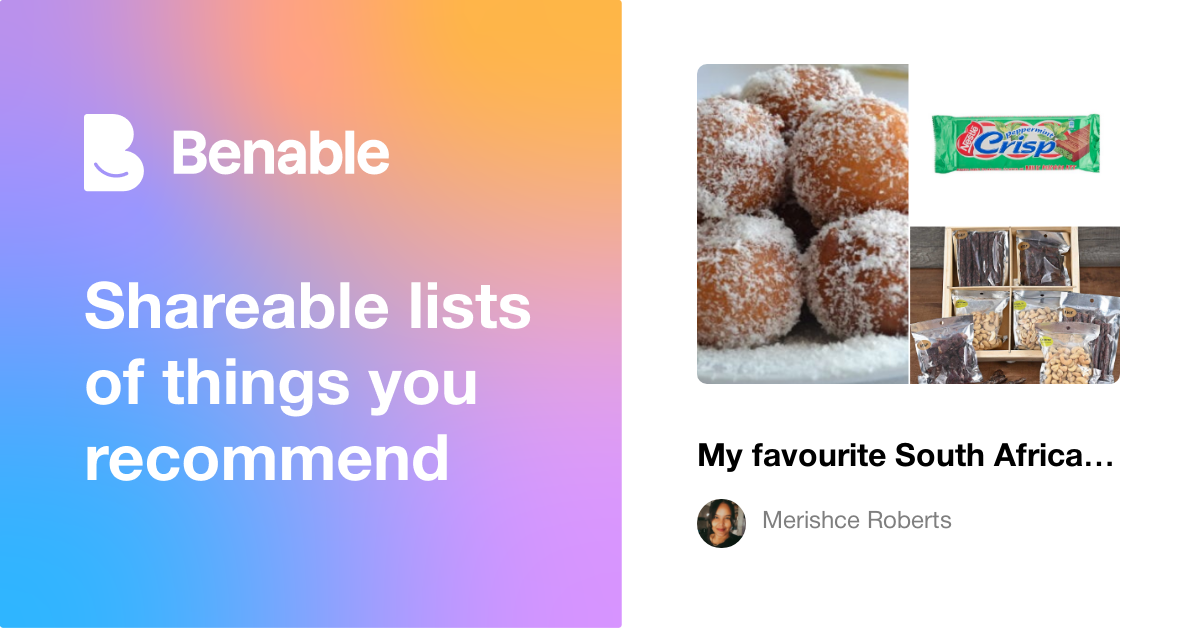 My favourite South African Snacks 🇿🇦