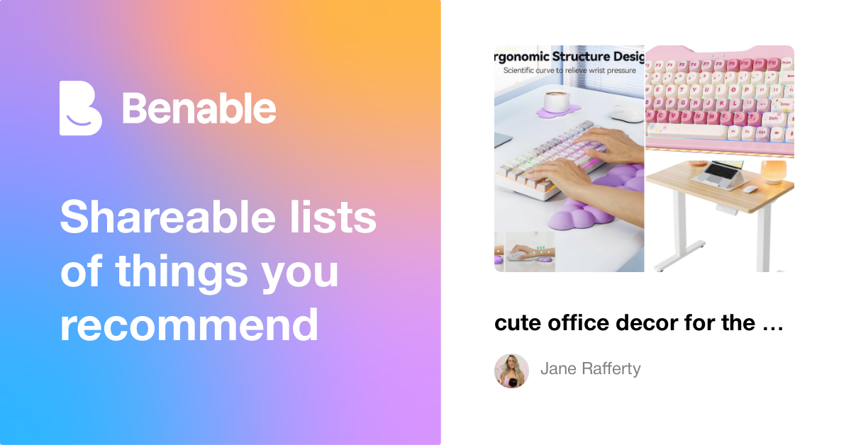 cute office decor ☁️