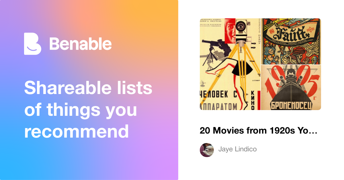 20 Movies from 1920s You Absolutely Need To See
