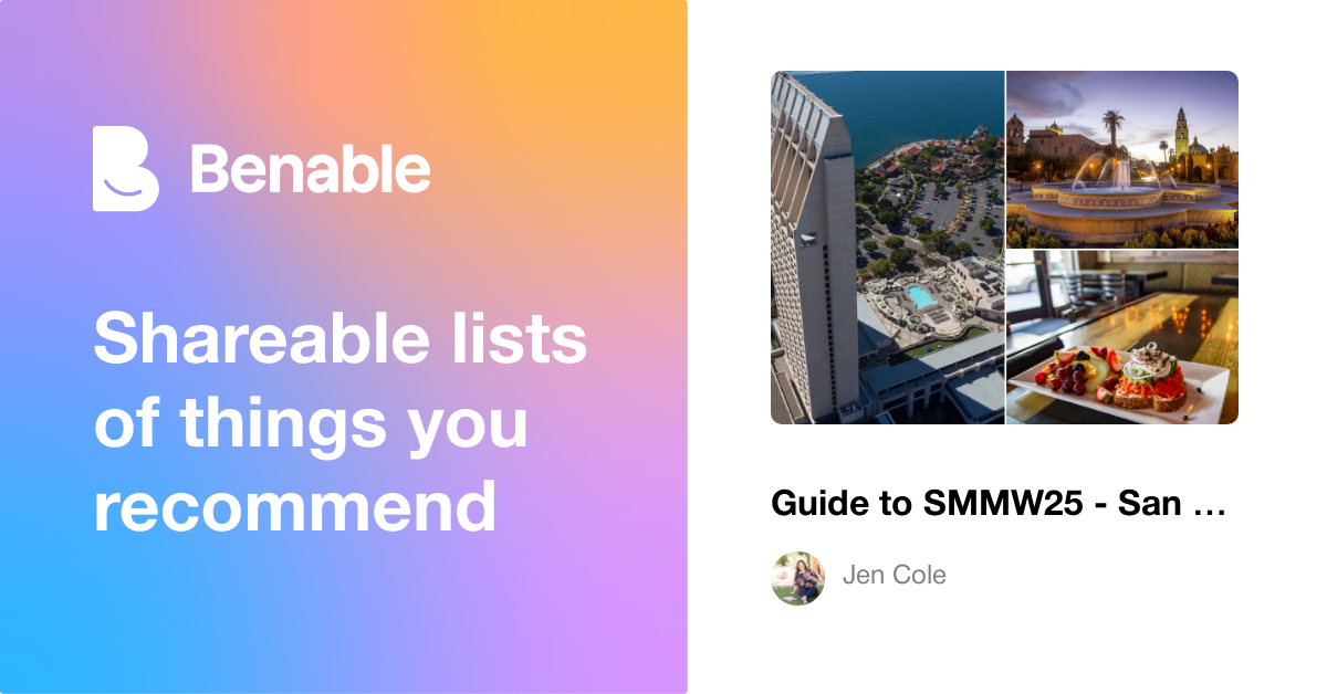 Guide to SMMW25 - San Diego