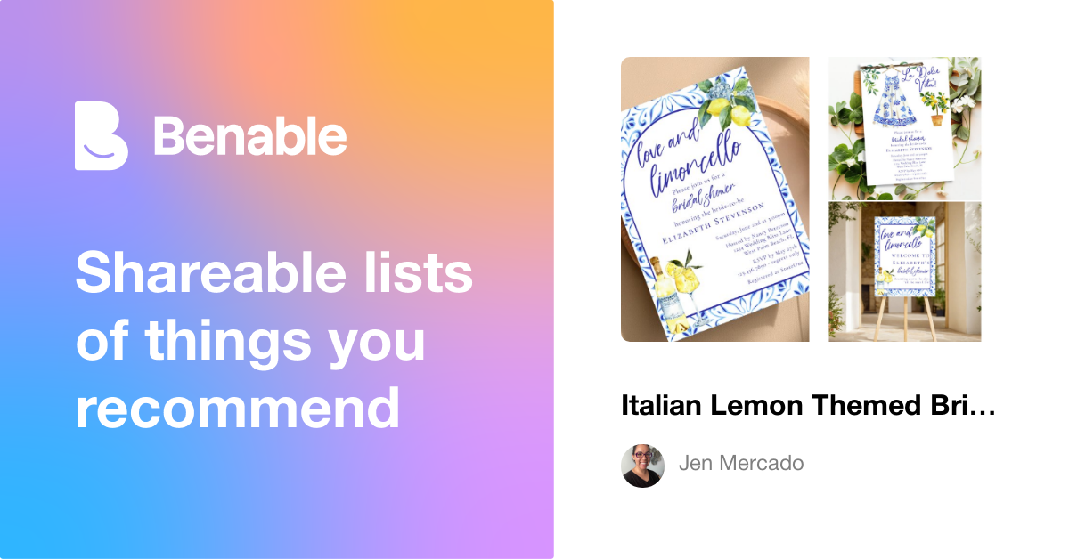 Italian Lemon Themed Bridal Shower Ideas | Fresh Summer Vibes for the ...