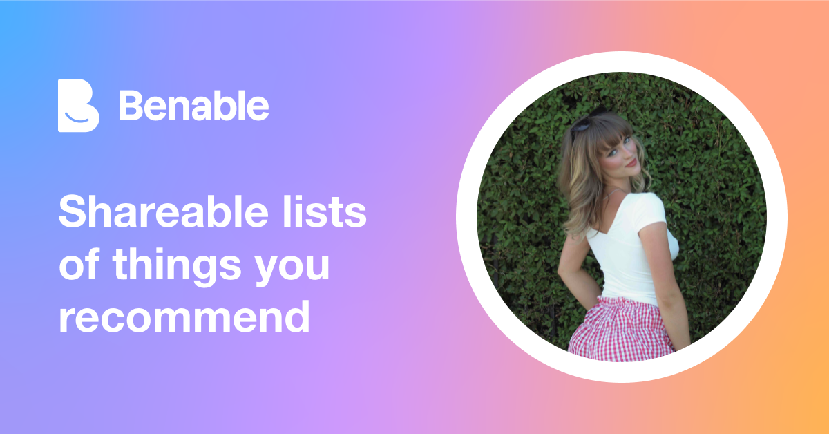 Everything @jordanamaya (Jordan Amaya) recommends - Benable