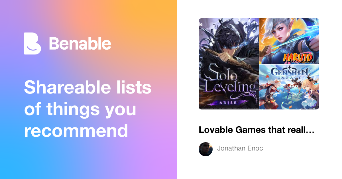 Lovable Games that really amazing