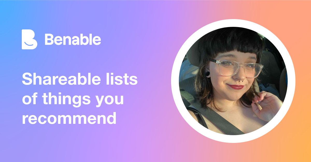 Everything @kalbee (Kaleb Williamson) recommends - Benable