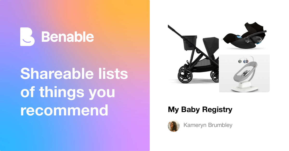 My Baby Registry