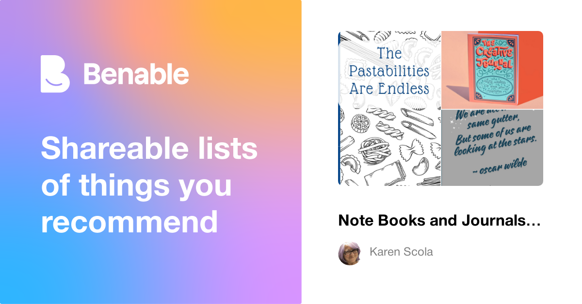 Note Books and Journals For Anything and Everything - Be Creative! 😉