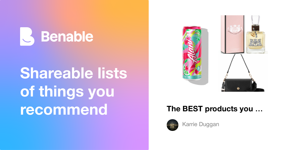 The BEST products you will ever need! 💕