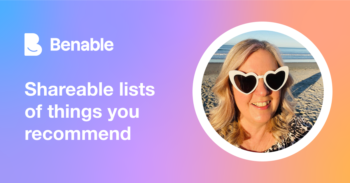 Everything @kateanderson (Kate Anderson) recommends - Benable
