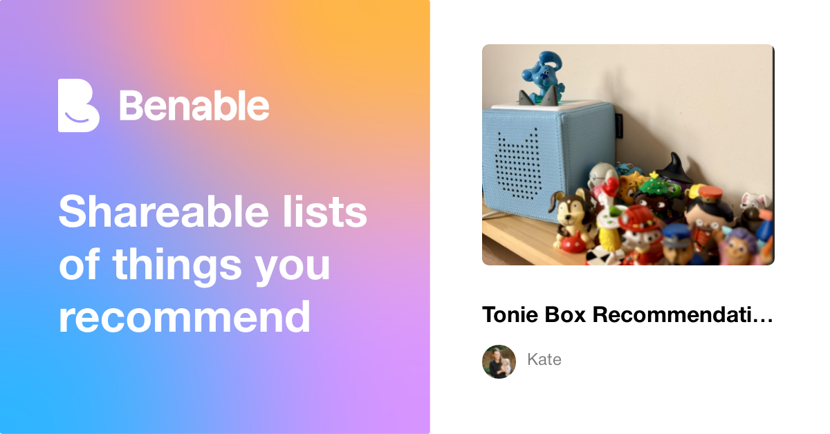 Tonie Box Recommendations!