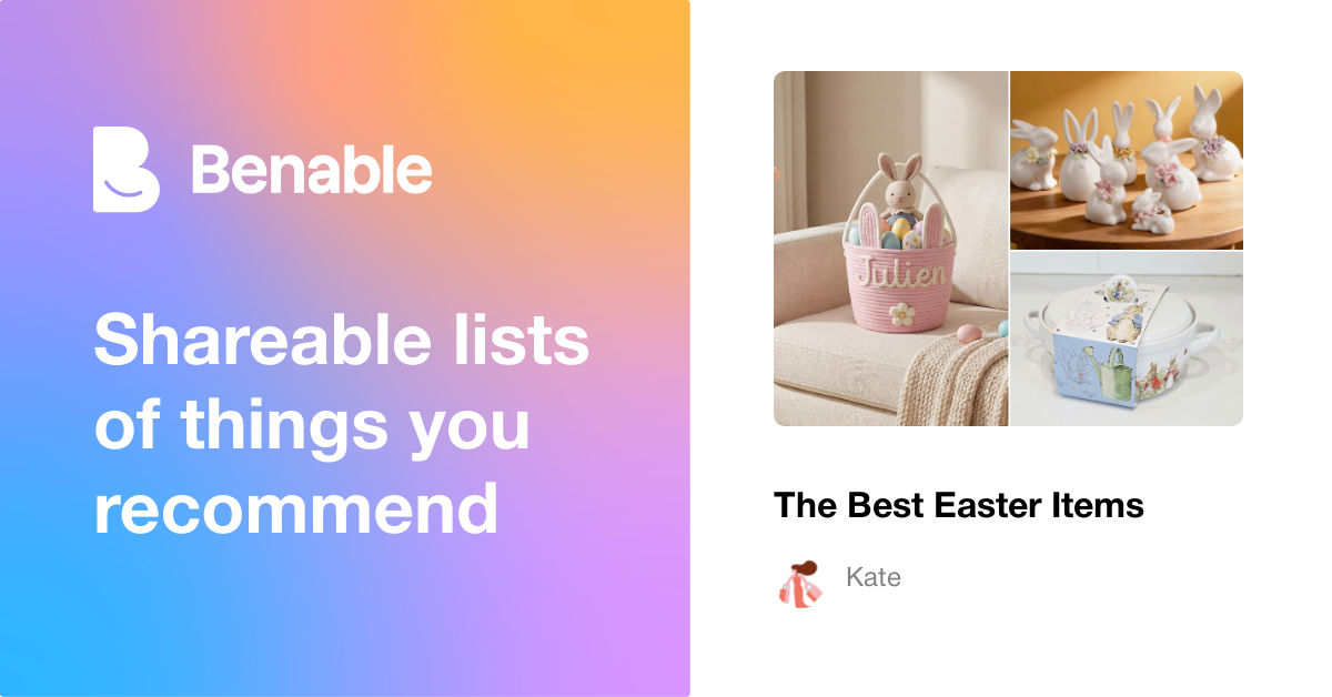 The Best Easter Items