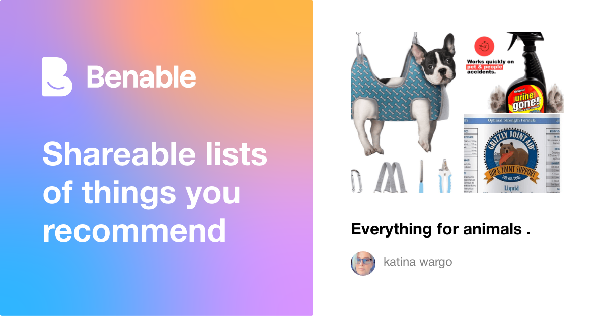 Everything for animals
