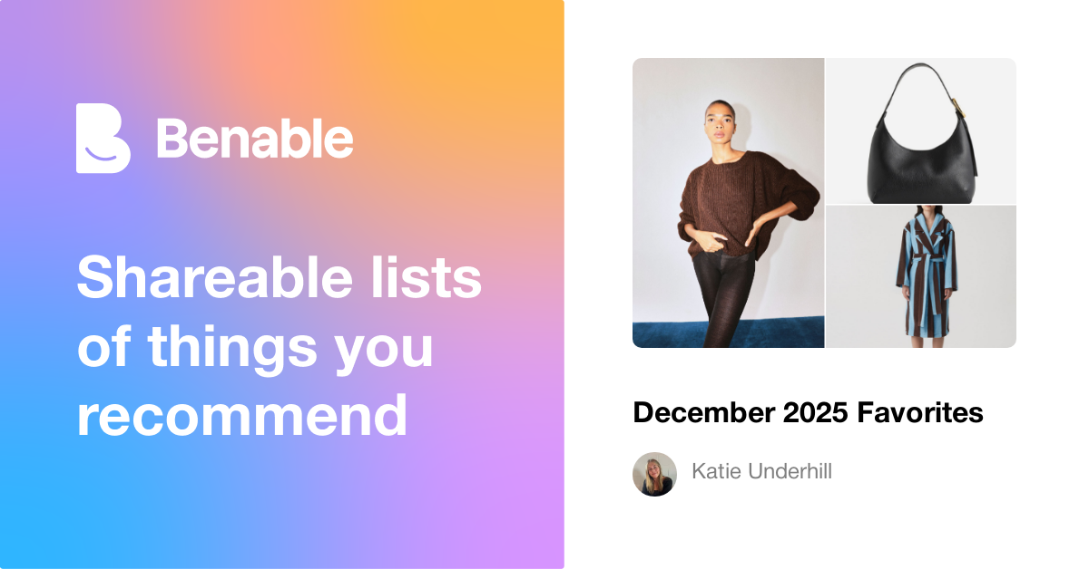 December 2025 Favorites