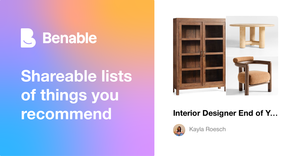 Interior Designer End of Year Furniture Sale Finds