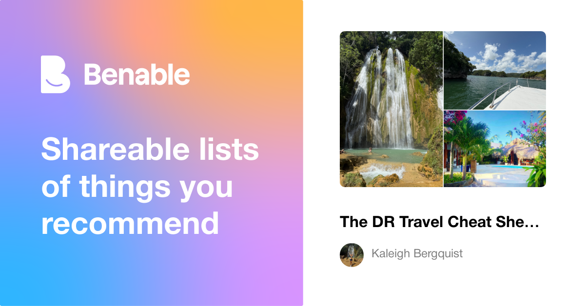 The DR Travel Cheat Sheet 🇩🇴