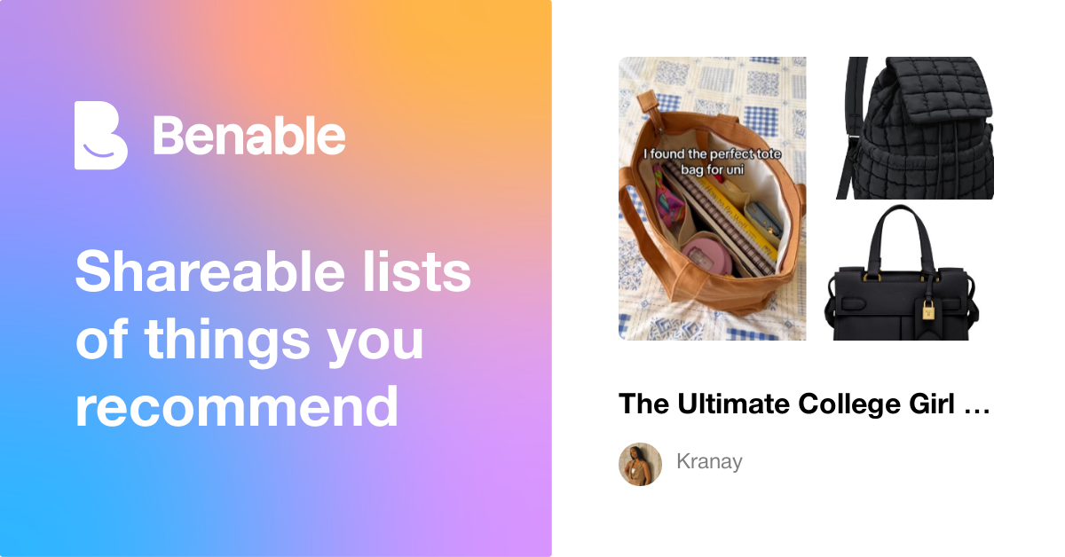 The Ultimate College Girl Shopping List 2026