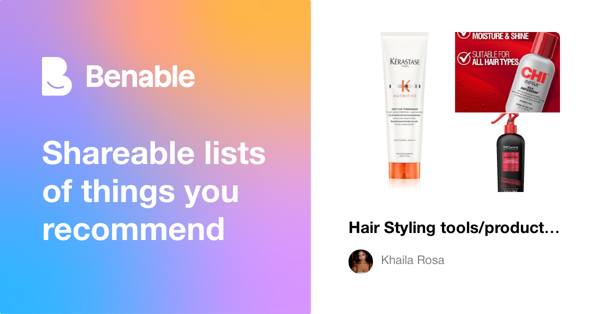 Hair Styling tools/products worth the hype