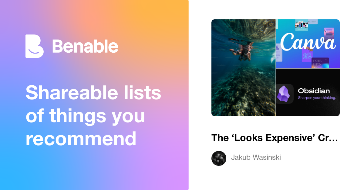 The ‘Looks Expensive’ Creator Toolkit - 15 Weird Little Tools I ...