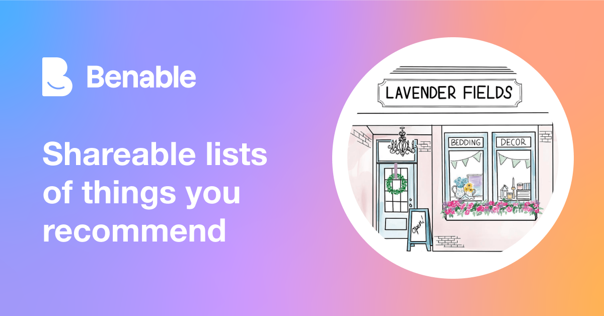 Everything @lavenderfields (Lavender Fields) recommends - Benable