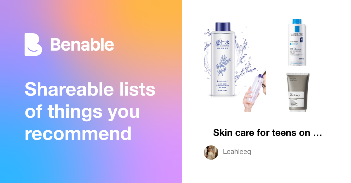 🧴Skin care for teens on budget💵