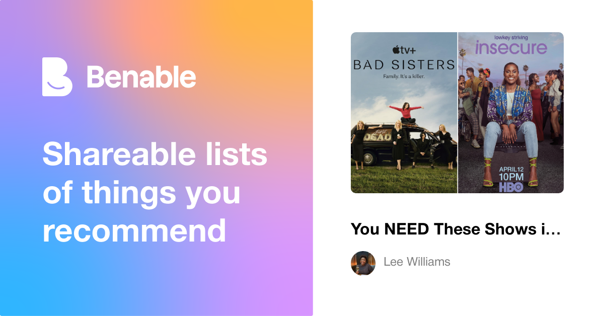 You NEED These Shows in Your Life