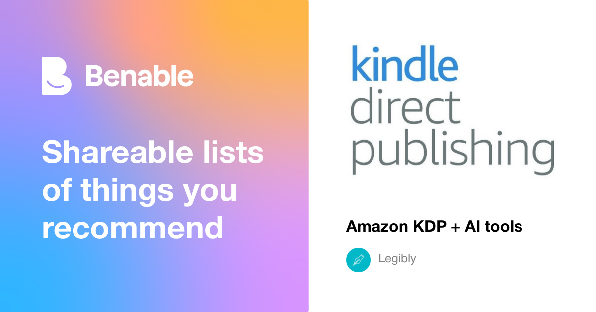 Amazon KDP + AI tools