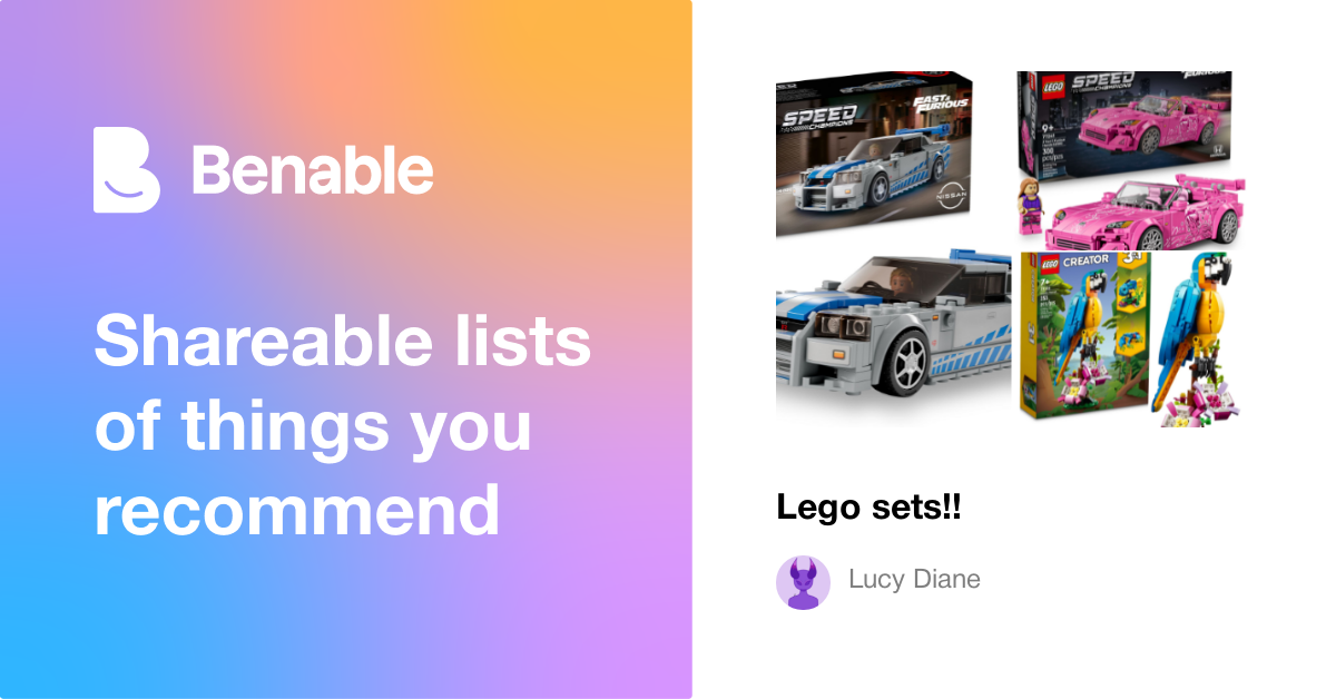 Lego sets!!